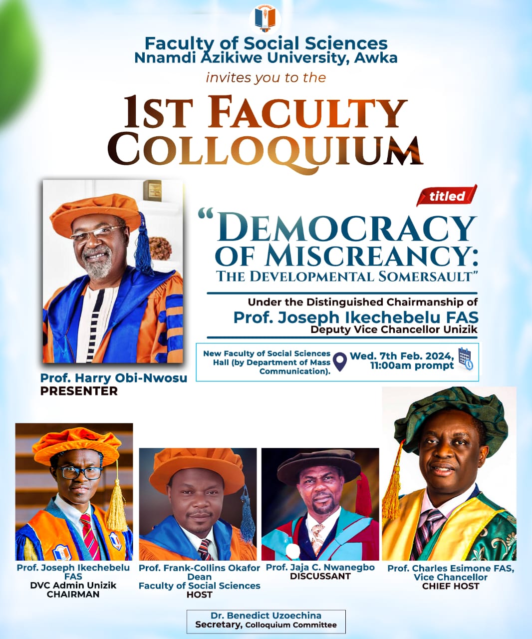 Faculty Colloquium - Faculty of Social Sciences